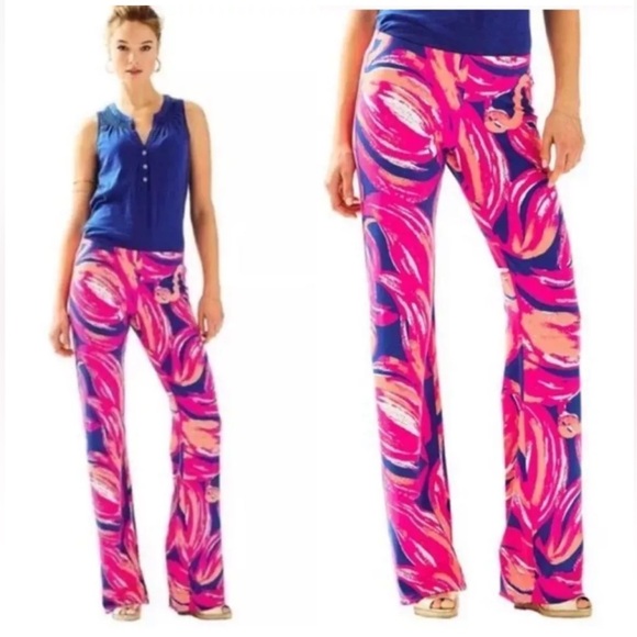 Lilly Pulitzer | Pants & Jumpsuits | Lilly Pulitzer Georgia May Palazzo ...